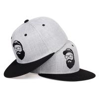 China Custom Logo Snapback Cap Adult Size 58cm Wool Acrylic Outdoor Sport Hat for sale