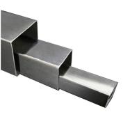 China 2507 Seamless Stainless Steel Square Tubing 400mm 420 SS 304 Rectangular Tube for sale
