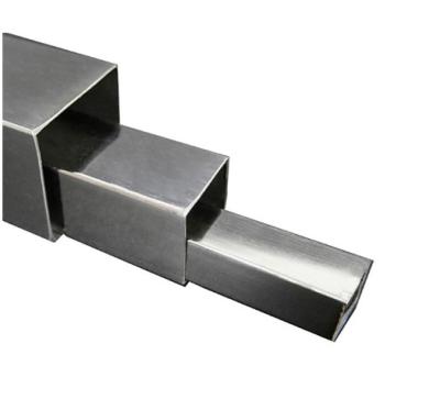 China 2507 Seamless Stainless Steel Square Tubing 400mm 420 SS 304 Rectangular Tube for sale