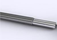 China Chrome Plated Grooved Metering Rod 6.35mm-38mm Stainless Steel Paper Mill Parts for sale