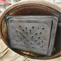 China C/C Material Rigid Graphite Felt Thermal Insulating Cylinder 2500°C 0.14g/cm3 for sale