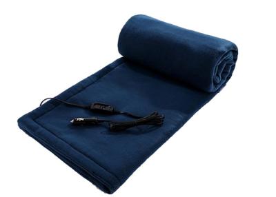 China Custom 150x110cm Flannel Electric Heated Throw Blanket with 35-40W Power and Auto Temperature Control for sale