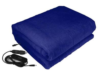China Auto Temperature Controller Electric Heated Blanket 150x110cm 35-40W with 3 Heat Settings and Safety Certifications for sale