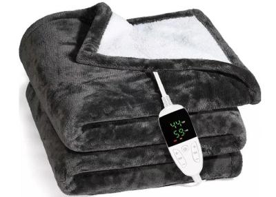 China Portable 35W Electric Heating Throw Blanket - 150×110 cm Flannel with Auto Temperature Control for sale