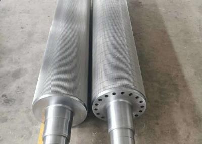 China 48CrMo Alloy Steel Single Facer Corrugated Roll 100-600mm Diameter Custom Flute for sale
