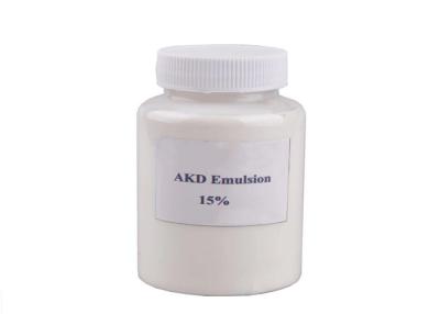 China White AKD Emulsion Sizing Agent 10-20% Solid Content for Neutral Papermaking in 50kg Barrels for sale
