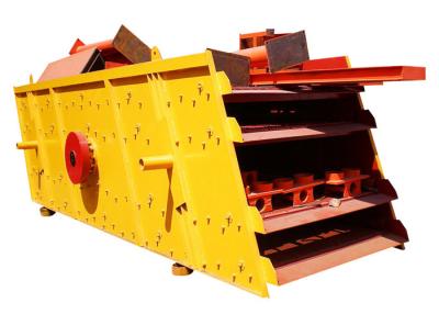 China Mineral Processing Aggregate Vibrating Screen Multi Layer 3 Deck 1200x2400mm for sale