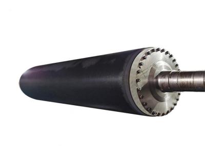 China Cast Steel Blind Drill Press Roll 1700mm Diameter for Paper Machine with 30% Opening Ratio and 15-40mm Rubber Coating for sale