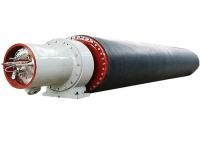 China Cast Iron Vacuum Suction Couch Roll 850mm x 4550mm with Rubber Coating for Paper Machine Dewatering for sale