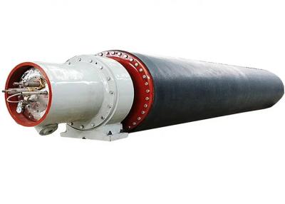 China Cast Iron Vacuum Suction Couch Roll 850mm x 4550mm with Rubber Coating for Paper Machine Dewatering for sale