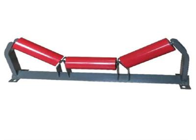 China Carbon Steel Troughing Idler Roller 219mm Diameter for Belt Conveyor for sale