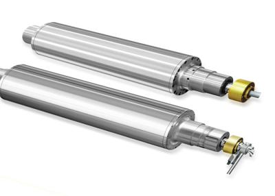 China Industrial Heating Material Handling Rollers with Epoxy Resin Construction for Printing Applications for sale