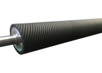 China Glue Wrapping Crowned Conveyor Rollers 590-1880mm Diameter for Toilet Paper Machine with 300°C Temperature Rating for sale