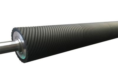 China Glue Wrapping Crowned Conveyor Rollers 590-1880mm Diameter for Toilet Paper Machine with 300°C Temperature Rating for sale