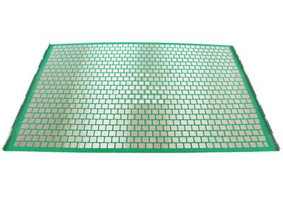 China Steel Frame High Frequency Hook Strip Flat Shale Shaker Screen with Customized Dimension for Mud Vibrating for sale