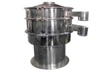 China Stainless Steel 270mesh Industrial Vibrating Sieve Machine for Rice Flour Salt 1-5 Layers for sale