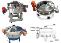 China SUS316L 1-5 Layers Straight Line Vibrating Sifter Machine 600mm-1500mm Diameter for sale
