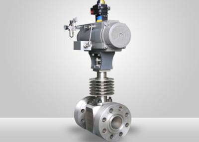 China HT7400 High Pressure Regulating Ball Valve PN32 ANSI Class 2500 with 575°C Temperature Range for sale