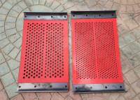 China 6mm Thickness Self-Cleaning Rubber Screen Panel Hook Installation Corrosion Resistant Mineral Screening for sale