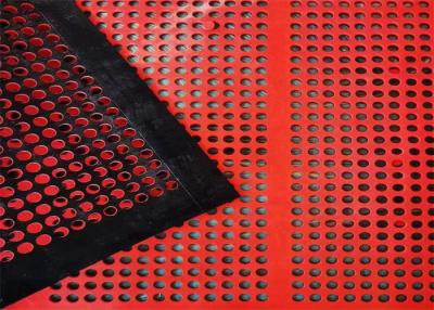 China High Anti-Abrasion Rubber Self-Cleaning Screen Mesh 4-12mm Aperture Hook Installation Mining for sale