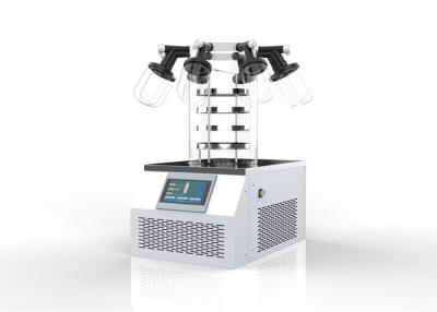 China HT-10N/CG 0.12m² Freeze Dryer Machine with 4 Material Trays and -65℃ Cold Trap for Laboratory Food Preservation for sale