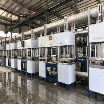 China 15 Tons Hot Press Shaping Machine for Pulp Mold Egg Trays - 660x450mm Table, 7kW Power for sale