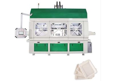China Semi Automatic Paper Pulp Tableware Machine 600kg Day Capacity 900x850mm Mold for sale