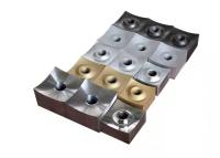 China Single Shaft Shredder Fixed Knife Blade 485×100×22 mm with 58-60 HRC Hardness for Plastic Recycling for sale