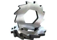 China Industrial Shredder Blades 58-68 HRC for Single & Double Shaft Waste Recycling Machines - Custom Sizes for sale