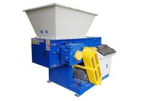 China Single Shaft Plastic Shredder Machine with 275-350mm Shaft Diameter and 400-1300 kg/h Capacity for sale