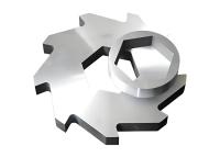 China HRC 55 Shredder Blade for Plastic Crusher Machine - 58-60 HRC Hardness with Four Cutting Edges for sale