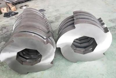 China H13 Steel Shredder Blades 25-30mm Thickness for Waste Management Recycling for sale