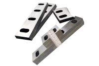 China D2 Material Crusher Blades 58-60 HRC for Waste Plastic Recycling Custom Size for sale