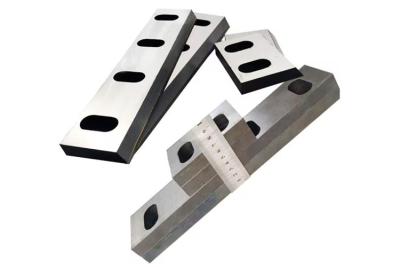 China D2 Material Crusher Blades 58-60 HRC for Waste Plastic Recycling Custom Size for sale