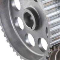 China Steel Aluminum Synchronous Timing Belt Pulley - MXL to XXH Types with 0.84-12.17mm Width Range for sale