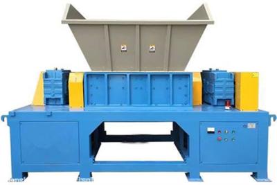 China Industrial Double Shaft Shredder Machine 400mm Rotor for Waste Metal Recycling 30-45kW for sale