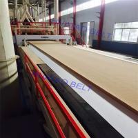 China Wood Long Forming Belt for OSB Manufacturing Line 1.8mm TPU Dark Blue for sale