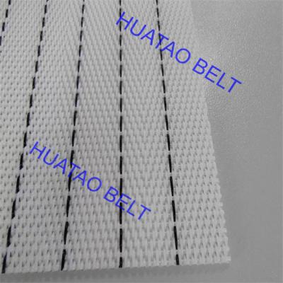 China Polyester White Steam Pre Heater Belt 1.4-2.2mm 400-700 CFM for Wood Panel Manufacturing for sale