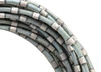 China Vacuum Sintered Diamond Wire Saw Beads 6-12mm Diameter with 10-40 Hour Lifespan for Stone Quarrying for sale