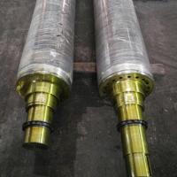 China Hard Chrome Corrugating Roller 48CrMo Alloy Steel HRC60-62 Hardness Long Life Industrial Roll for sale
