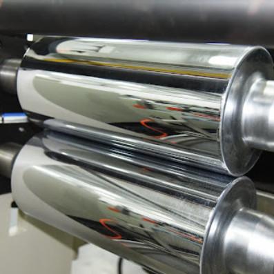 China High Precision High Efficiency Calendering Roller Chrome Coated HRC63 for Plastic Sheet for sale