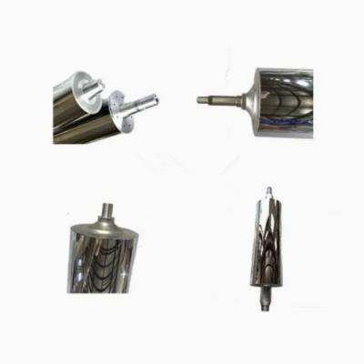 China Chrome Plated Mirror Heating Roller Ra0.01mic Roughness 300-8000mm Length for Laser Film Embossing for sale
