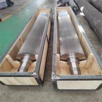 China Hard Chrome Corrugating Roller 48CrMo Alloy Steel HRC60-62 Wear Resistant for sale