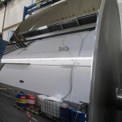 China BOPP Film Production Line Chill Roller Double Shell Construction 0.03mm TIR for sale