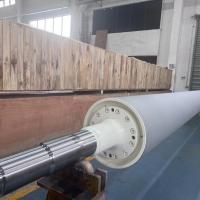China Q345 Anti-Stick Coating Cooling Roller 0.1mm Precision Before Corona Treater for BOPP Film for sale