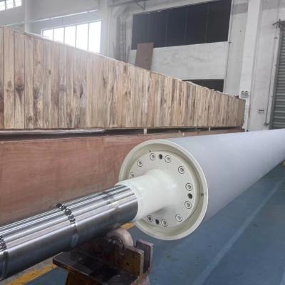 China Q345 Anti-Stick Coating Cooling Roller 0.1mm Precision Before Corona Treater for BOPP Film for sale