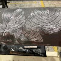 China Wallpaper Embossing Roller 100-1500mm Diameter Chrome Plating HV1100 Hardness for sale
