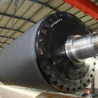China Blind Hole Rubber Coated Press Roll for Paper Machine Press Section 70-90 Shore Hardness for sale