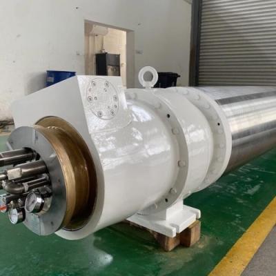 China High Strength Suction Couch Roll 400-1200mm Diameter QT500-7 Shaft for Paper Machine Dewatering for sale