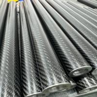 China Carbon Fiber Guide Roller Lightweight 3kg Corrosion Resistant for Lithium Battery Production for sale